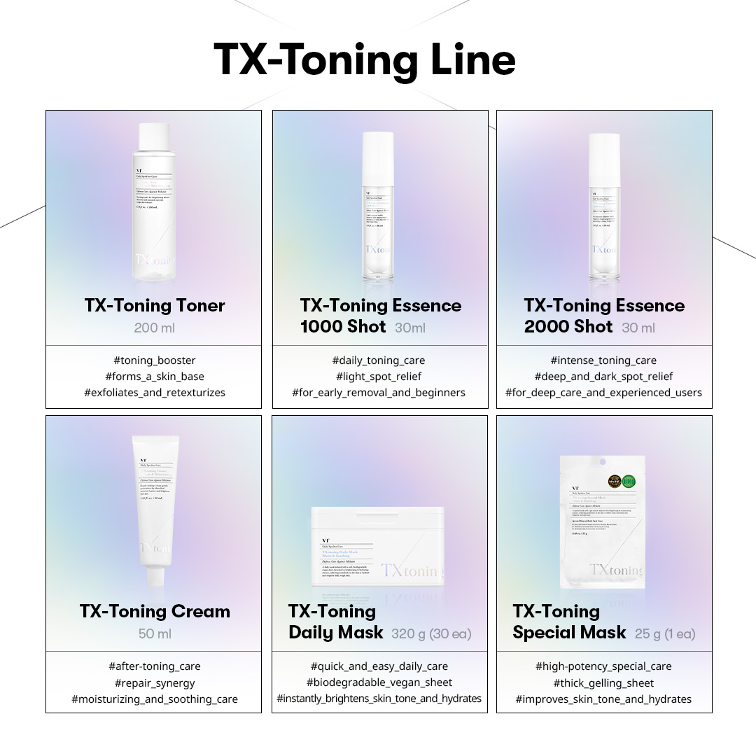 [VT] TX-Toning Daily Mask 30pcs (Mặt nạ hàng ngày) Axit Tranexamic ...