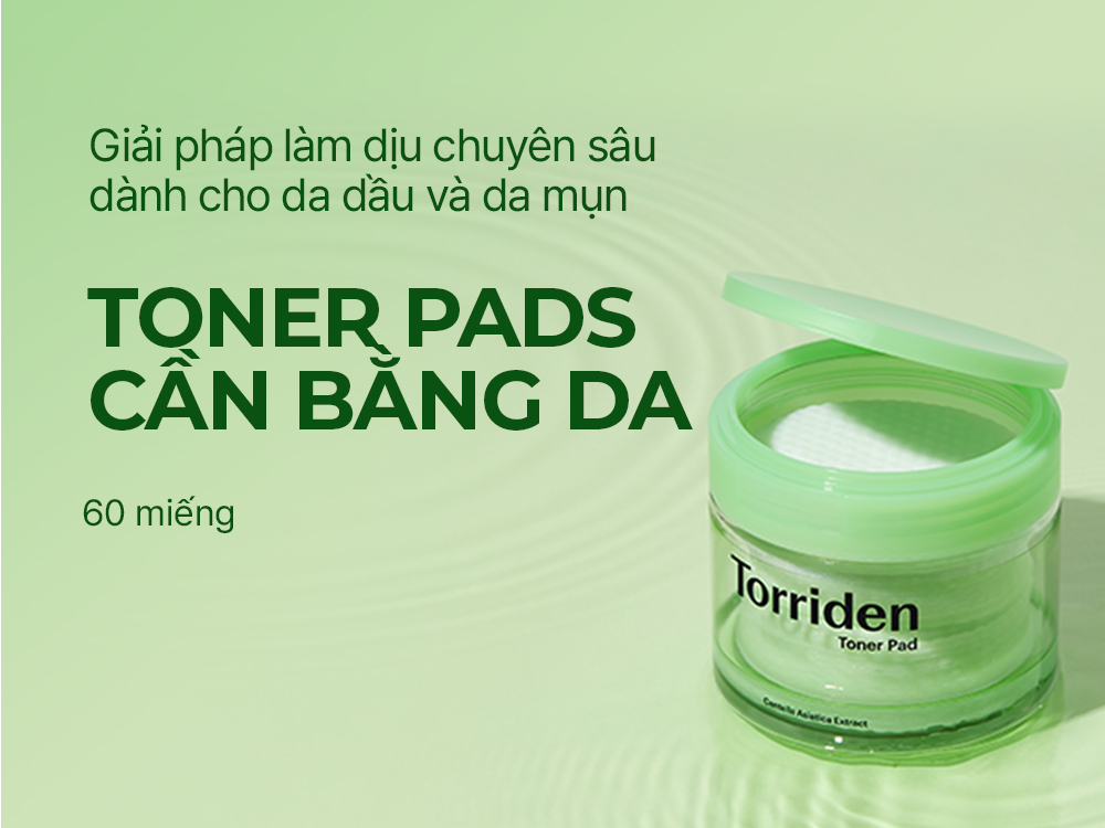 [Torriden Chính hãng] [MINI] Toner Pad hàng ngày BALANCEFUL CICA ...