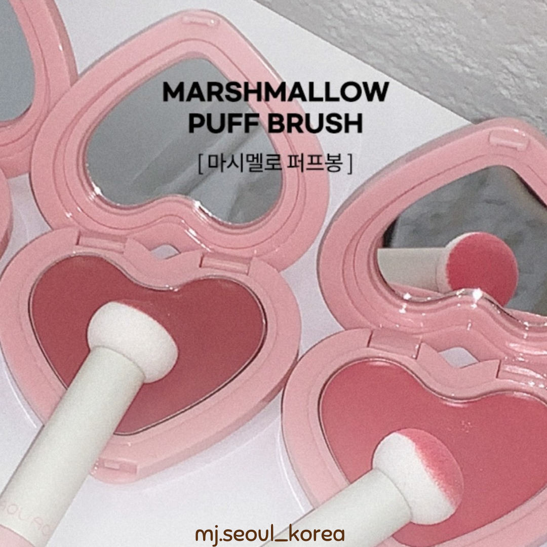 AOU glowy cream Blush Marshmellow Puff Glowy Cream Blush | Shopee Việt Nam
