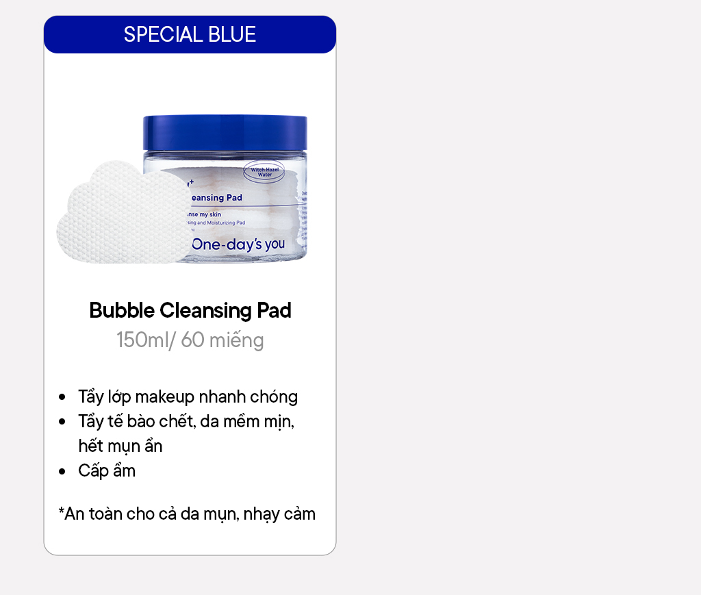 [Toner Pad] Bông Đắp Toner Thuần Chay Dịu Da/ Giảm Mụn | ONE DAY'S YOU ...