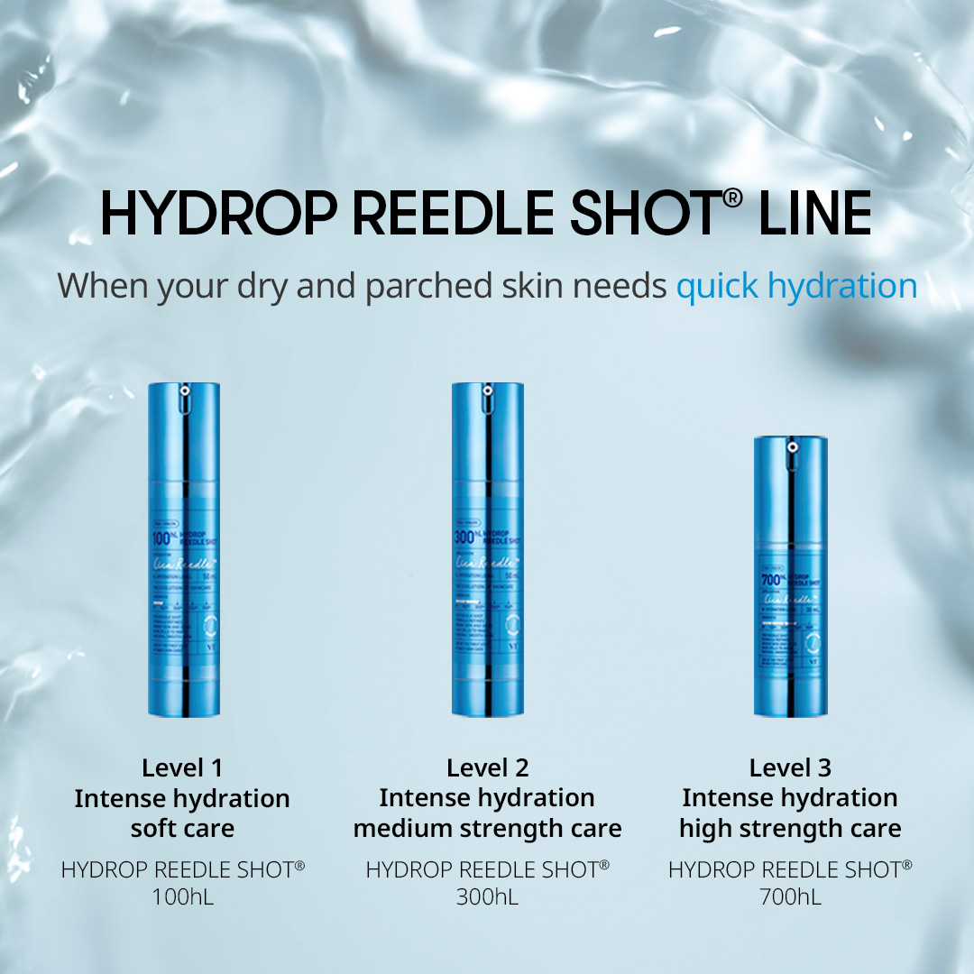 [Vt] Hydrop Reedle Shot 100hL, 300hL, 700hL Kem tăng cường dưỡng ẩm, Hydrat hóa sâu [Flagship ...