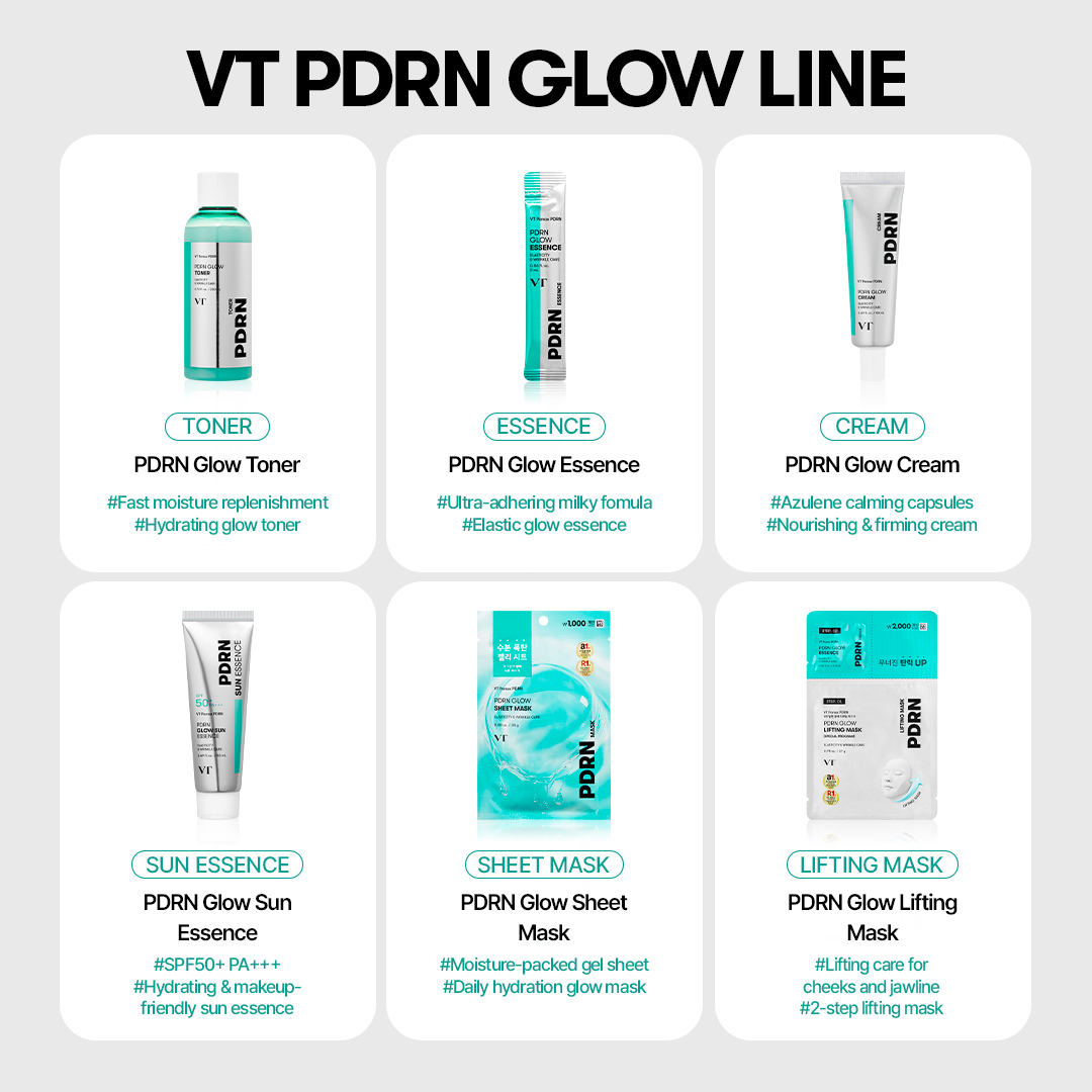 [VT] Mặt nạ PDRN Glow Sheet Mask Vegan PDRN Jelly Mask Hydrating ...
