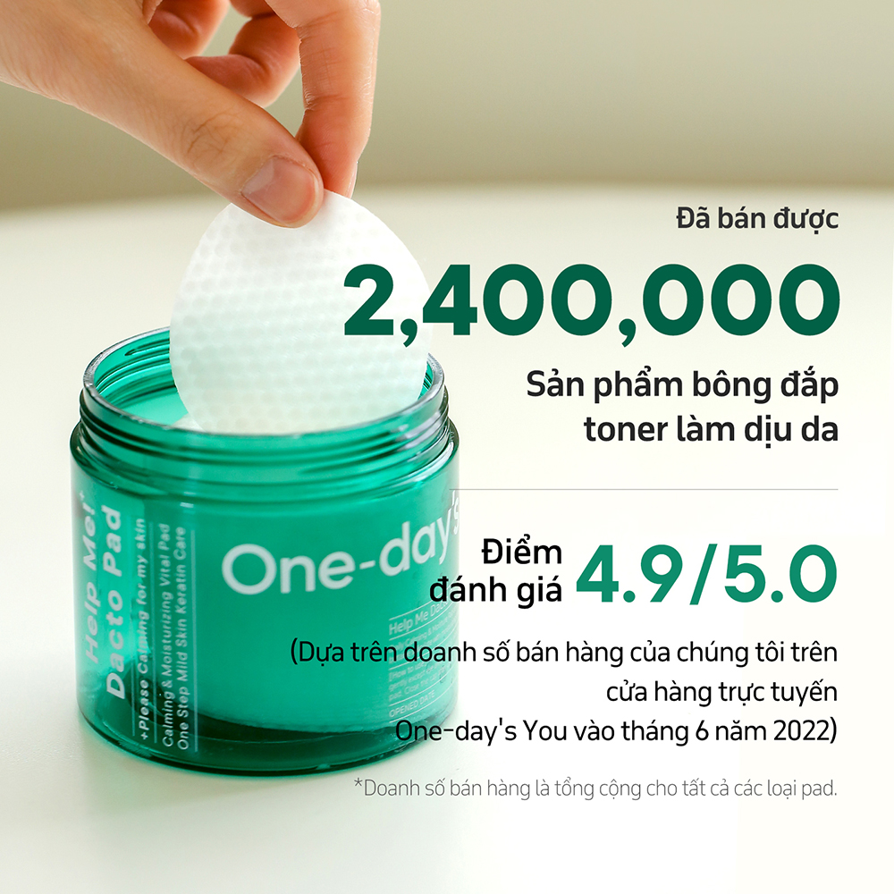 [Toner Pad] Bông Đắp Toner Thuần Chay Dịu Da/ Giảm Mụn | ONE DAY'S YOU ...
