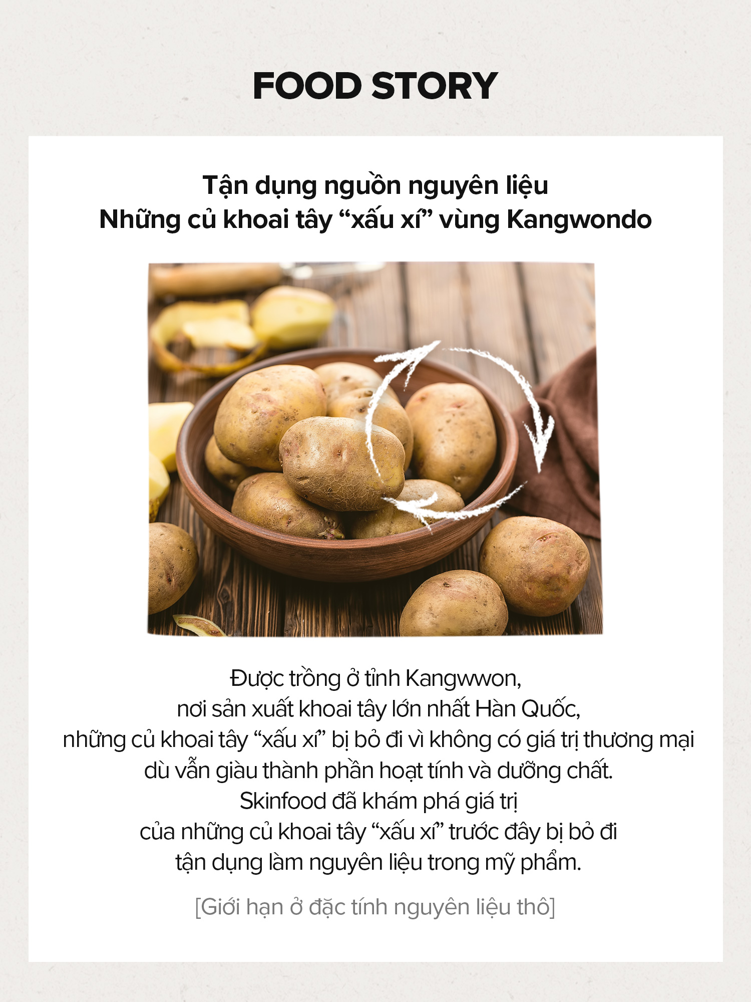 [SKINFOOD Official] Hộp 60 miếng bông khoai tây / làm dịu và sáng da ...