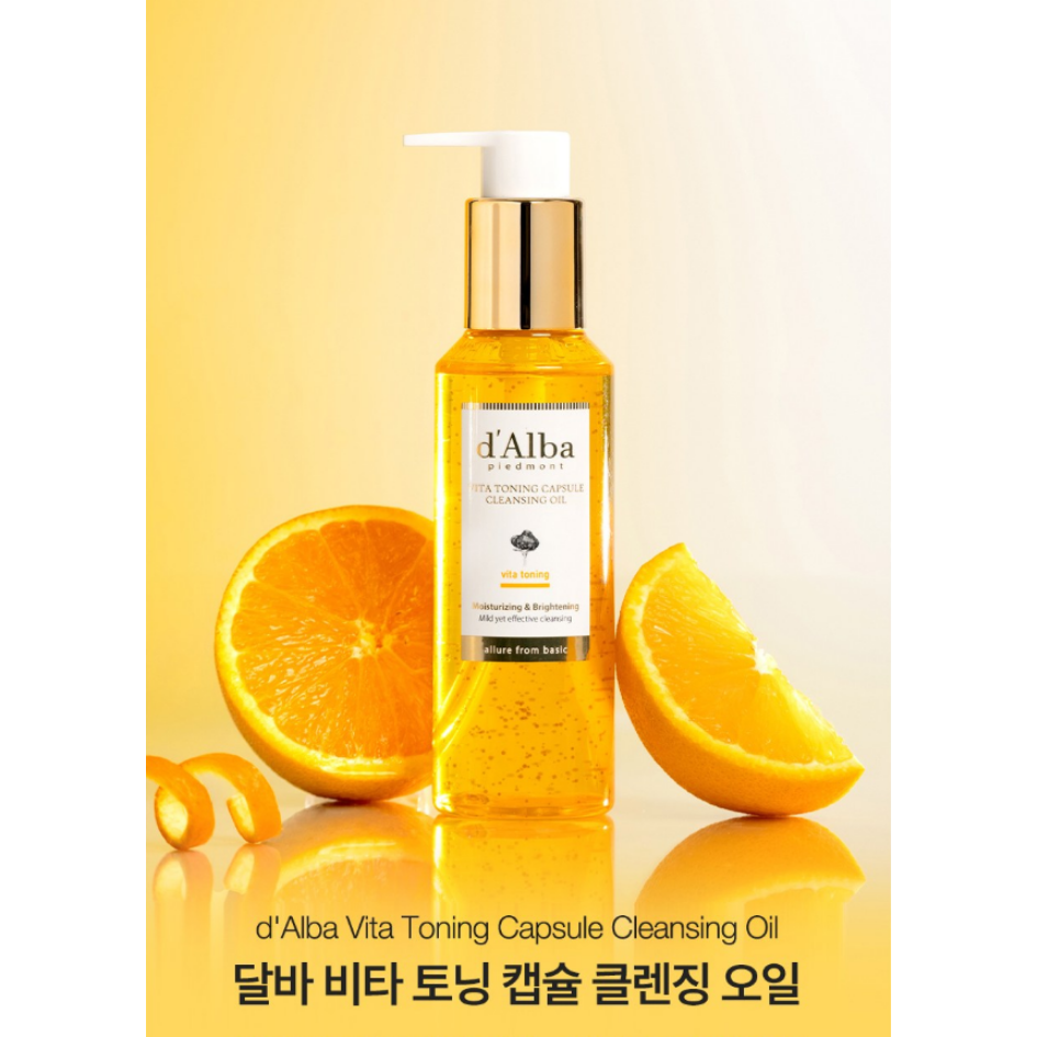 * d ’ Alba * Vita Toning Capsule Cleanser 150 ml Sữa rửa mặt tẩy trang ...