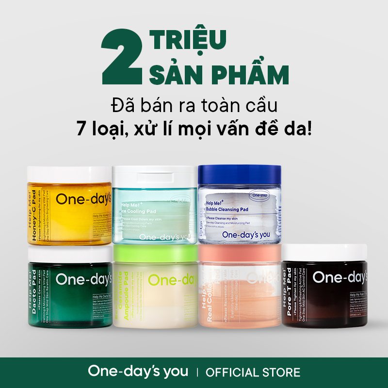 [Toner pad] Bông Đắp Toner Sáng Da/Mờ Thâm/Giảm Mụn Ẩn |ONE DAY'S YOU ...