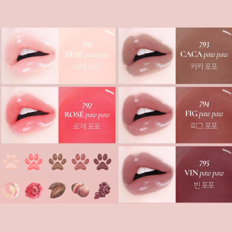Mặt nạ môi D.i.n.t.o Chubby Mochi Jelly Paw Paw Lip Mask 10g 5 màu ...