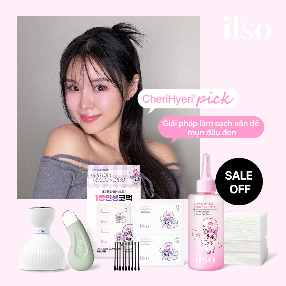 [ ilso X ETHER BUNNY ] Combo phiên bản giới hạn ủ mũi làm mềm sợi bã nhờn, mụn đầu đen Bán chạy ...
