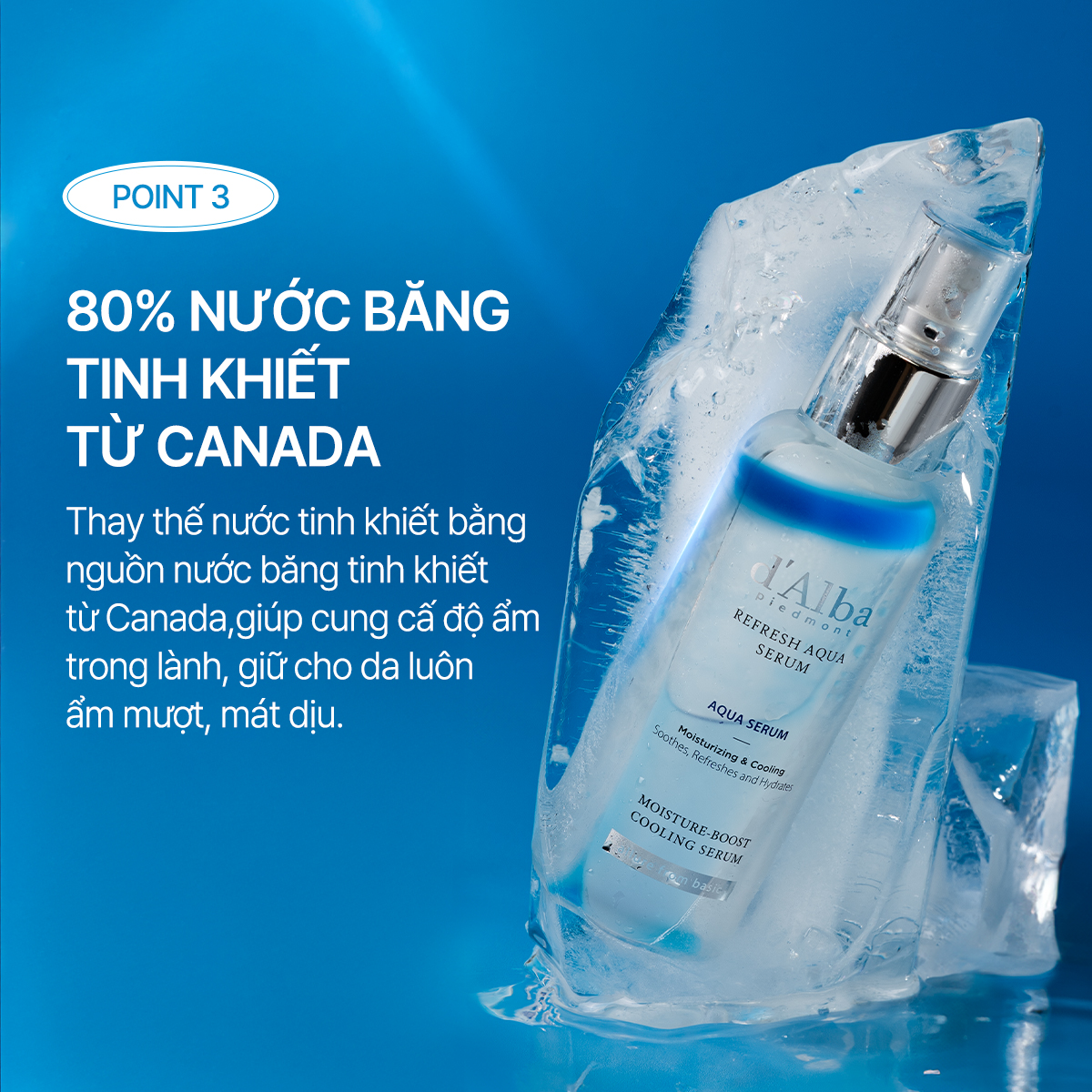 [d'Alba Official] Serum dạng xịt cấp ẩm, làm mát da d'Alba Refresh Aqua Serum 100ml | Shopee ...