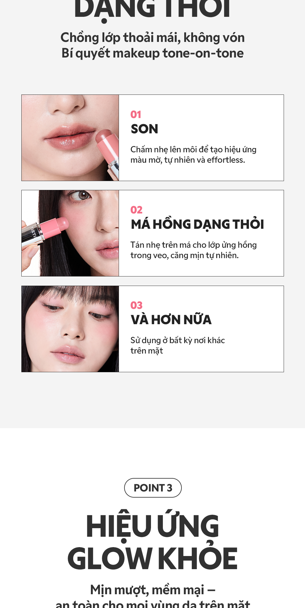[TIRTIR] 2 trong 1 Má Hồng & Son môi dạng thỏi Mood Glider Lip & Blush ...