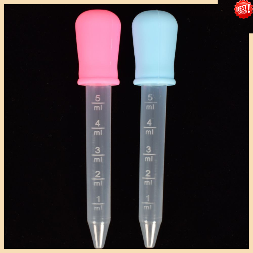 1 Piece 5ml Clear Plasitc Baby Feeding Medicine Liquid Eye Ear Dropper ...