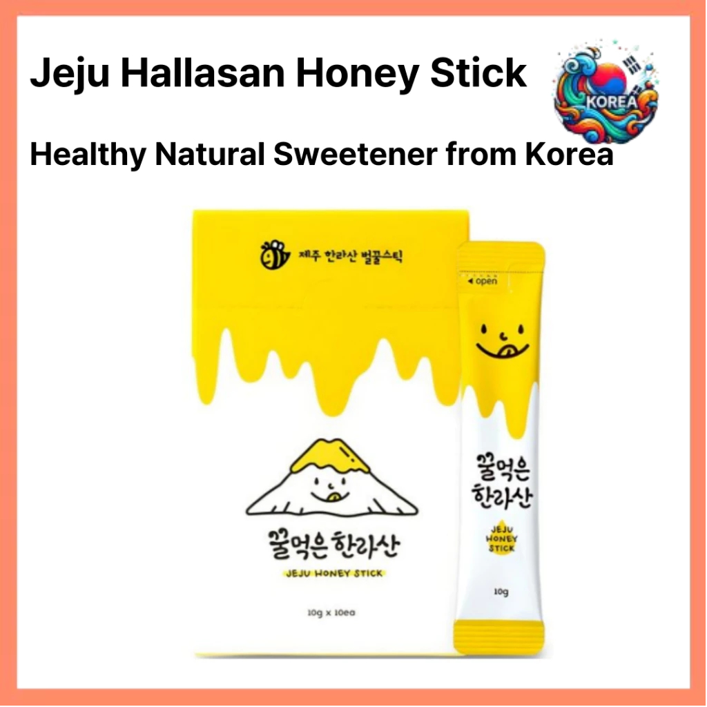 Pure Jeju Hallasan Honey Stick 100g (Gói riêng lẻ) - Nước ngọt tự nhiên tốt cho sức khỏe từ Hàn ...