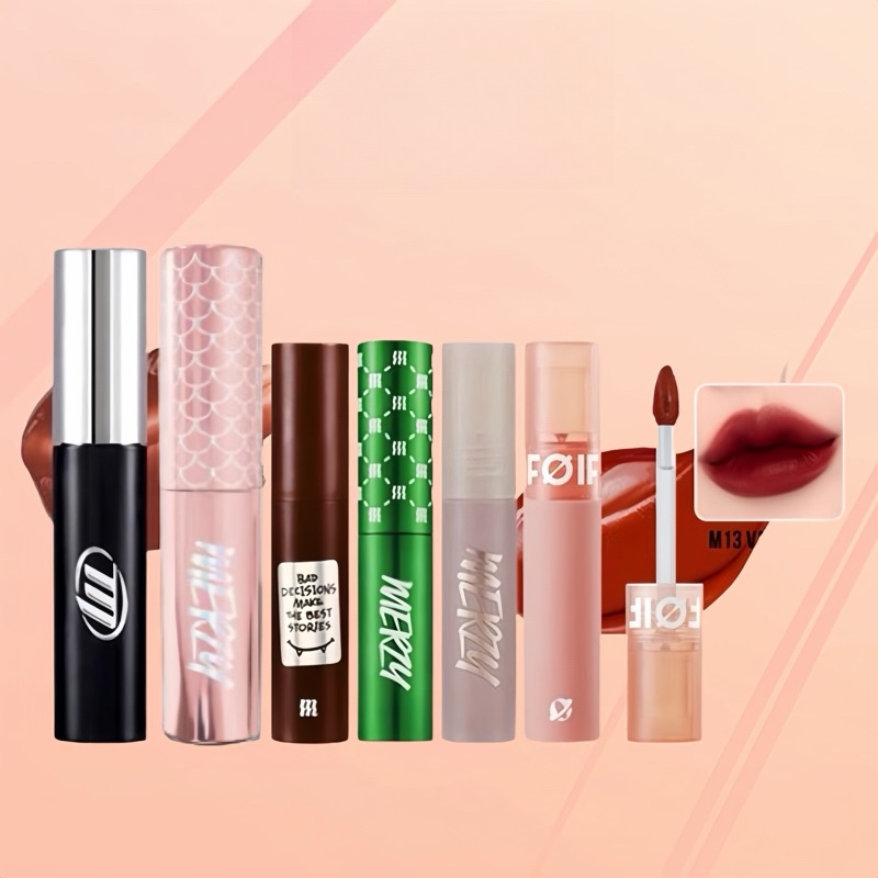 Son FOIF Daily Velvet Tint, Merzy Cyber, Merzy Academia, V6 Xanh Lá ...