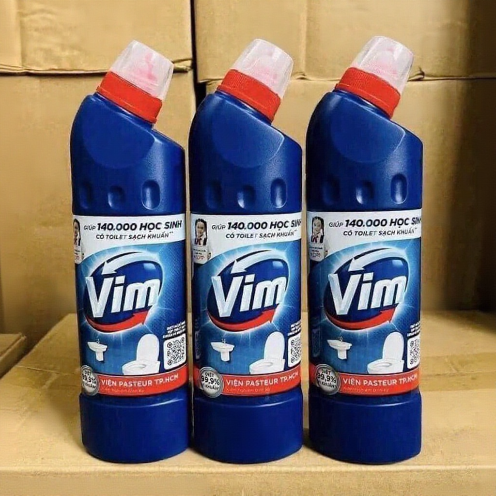 combo 2 chai Tẩy bồn cầu vim sạch thơm khử khuẩn 500ml | Shopee Việt Nam