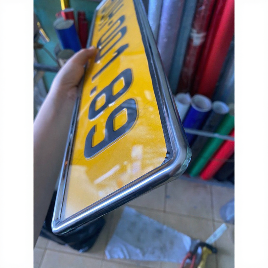 KHUNG BIỂN SỐ Ô TÔ KÍCH THƯỚC MỚI ( KÈM PAT GẮN) | Shopee Việt Nam