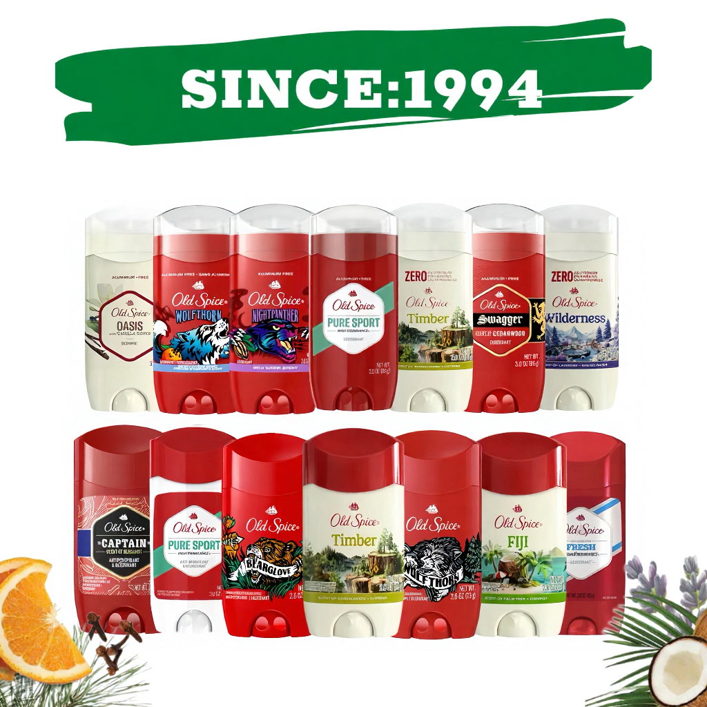 Lăn Sáp Khử Mùi Old Spice Bearglove, Wolfthorn, Timber, Fiji, Sport ...