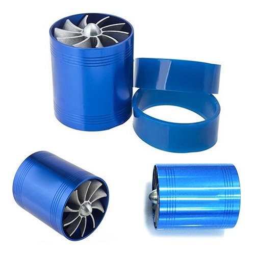 Drop- Universal Tornado Turbine Air Intake Gas Fuel Saver Single Fan ...