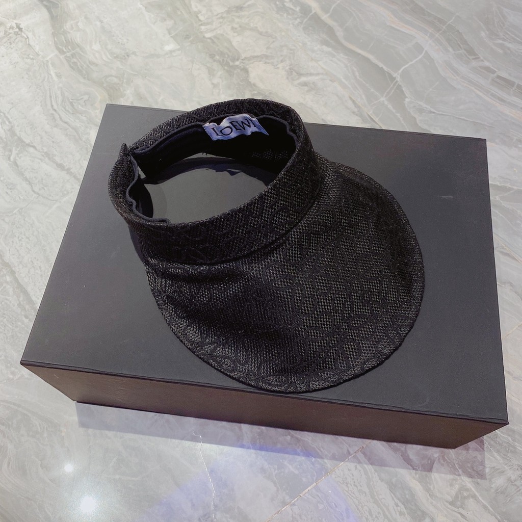 Chạy Tập 50 ¥LOEWE LOEWE Hollow Top Cap Canvas Sun Hat Headband ...