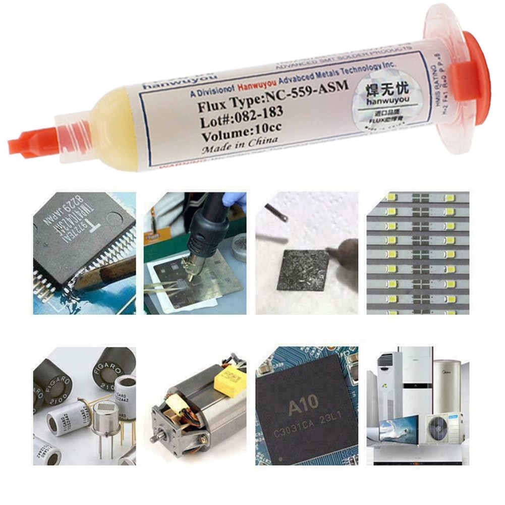 [KSN] NC-559-ASM No-Clean Tacky Gel hàn Flux 10cc điện thoại ...