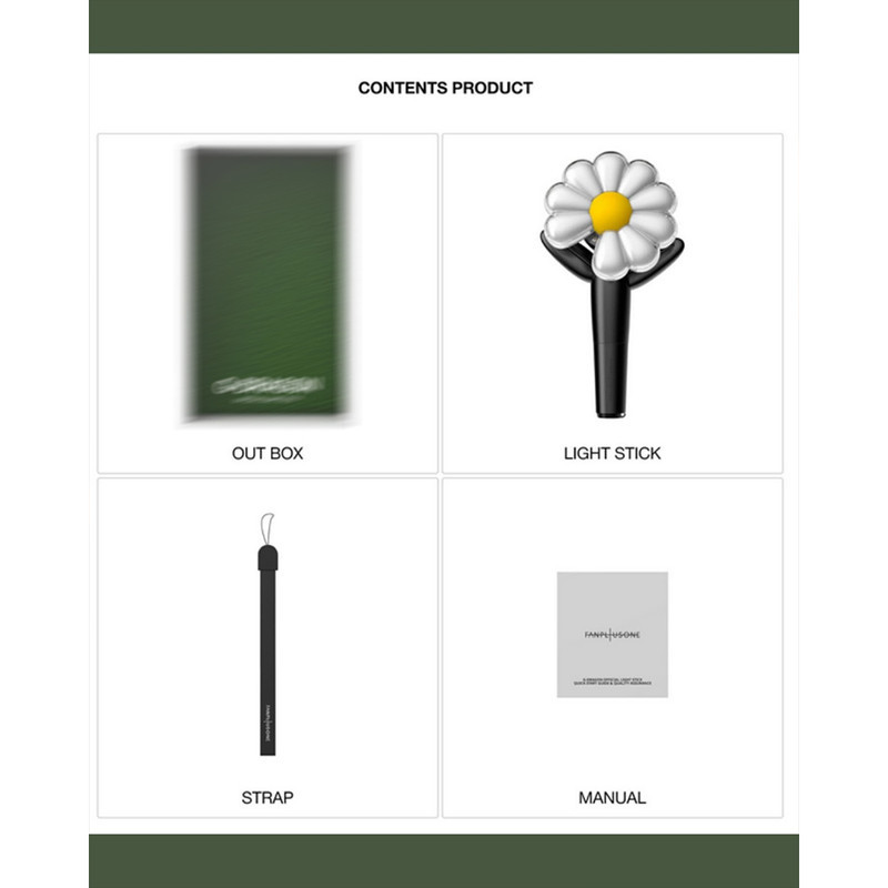 G-DRAGON Official Lightstick 2025 Daisy GD Official Lightstick【With ...