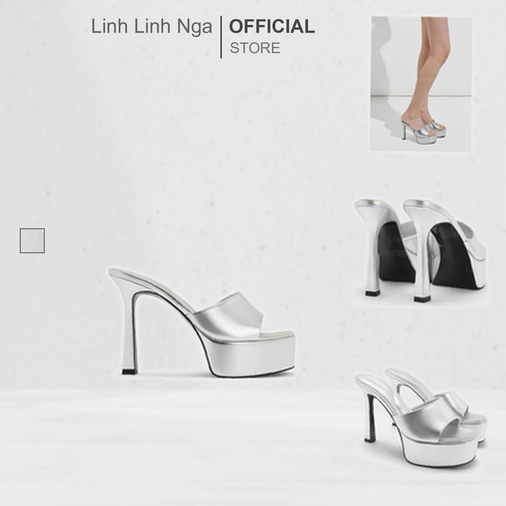 Giày С&Κ Metallic High-Heel Platform Mules - CK1-60190360 chính hãng đủ ...