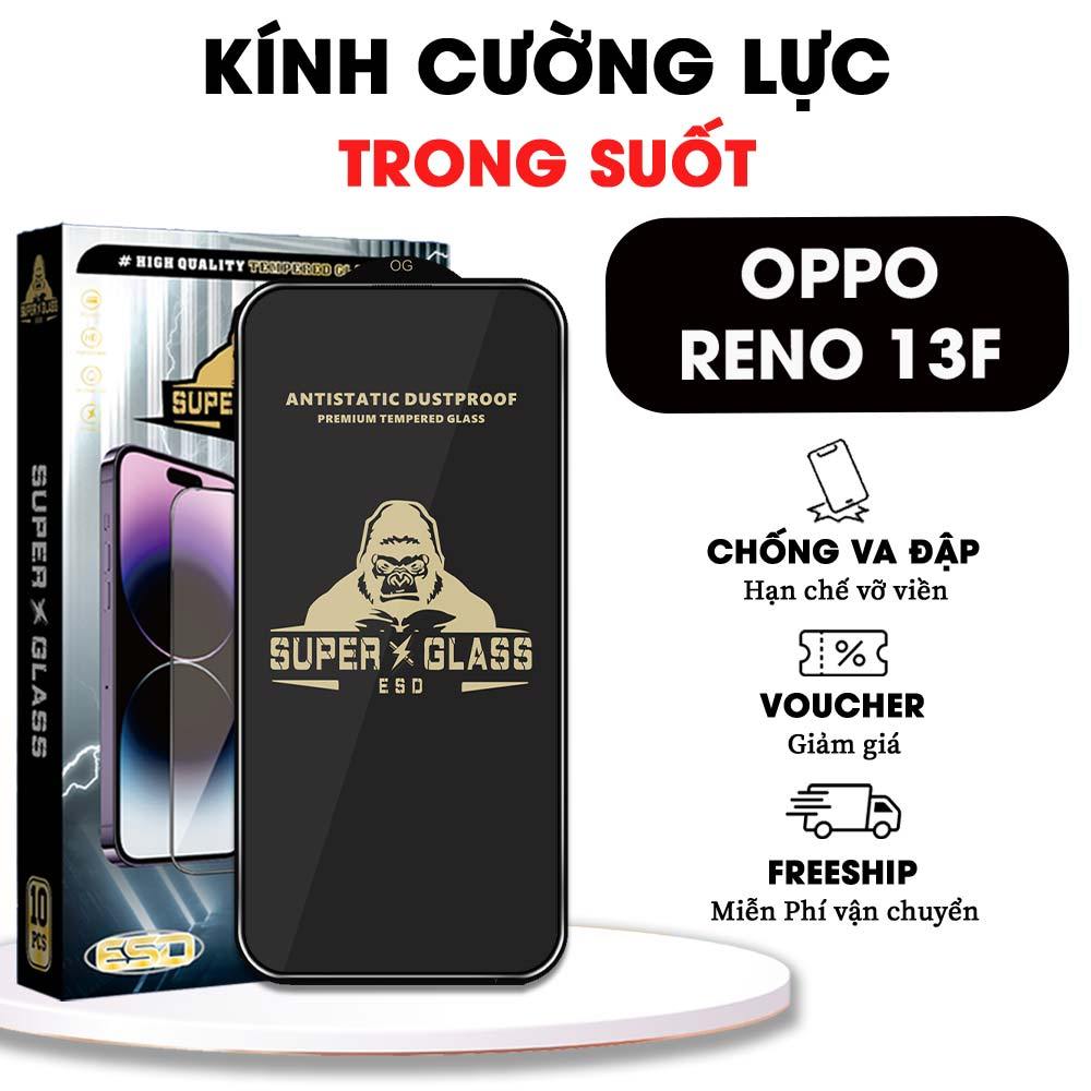 Kính cường lực Oppo Reno13 F / Reno 13F / Reno 13 Pro full màn, bảo vệ ...