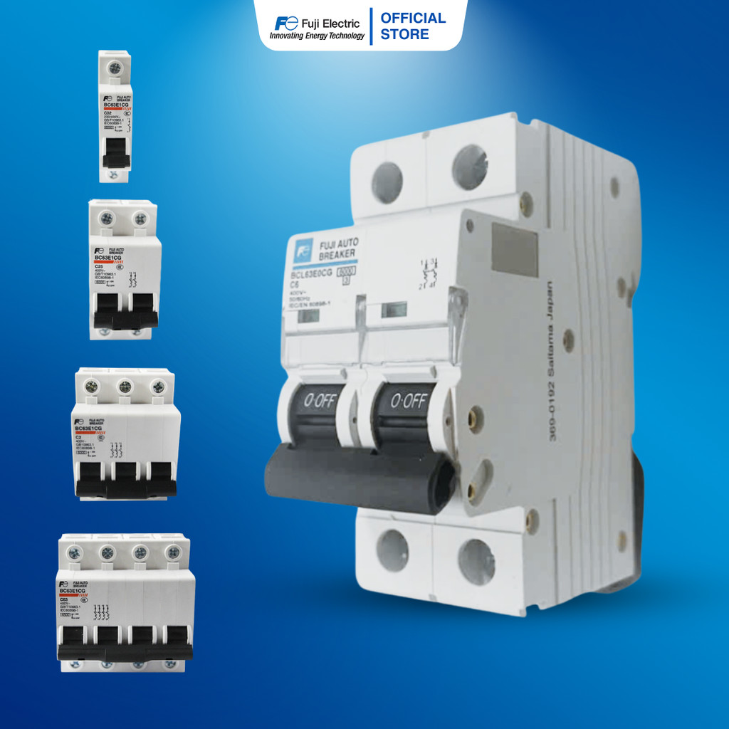Aptomat Chống Rò FUJI BCL63E0CG-2P006 6A RCBO 2P 6kA Chính Hãng FUJI ...