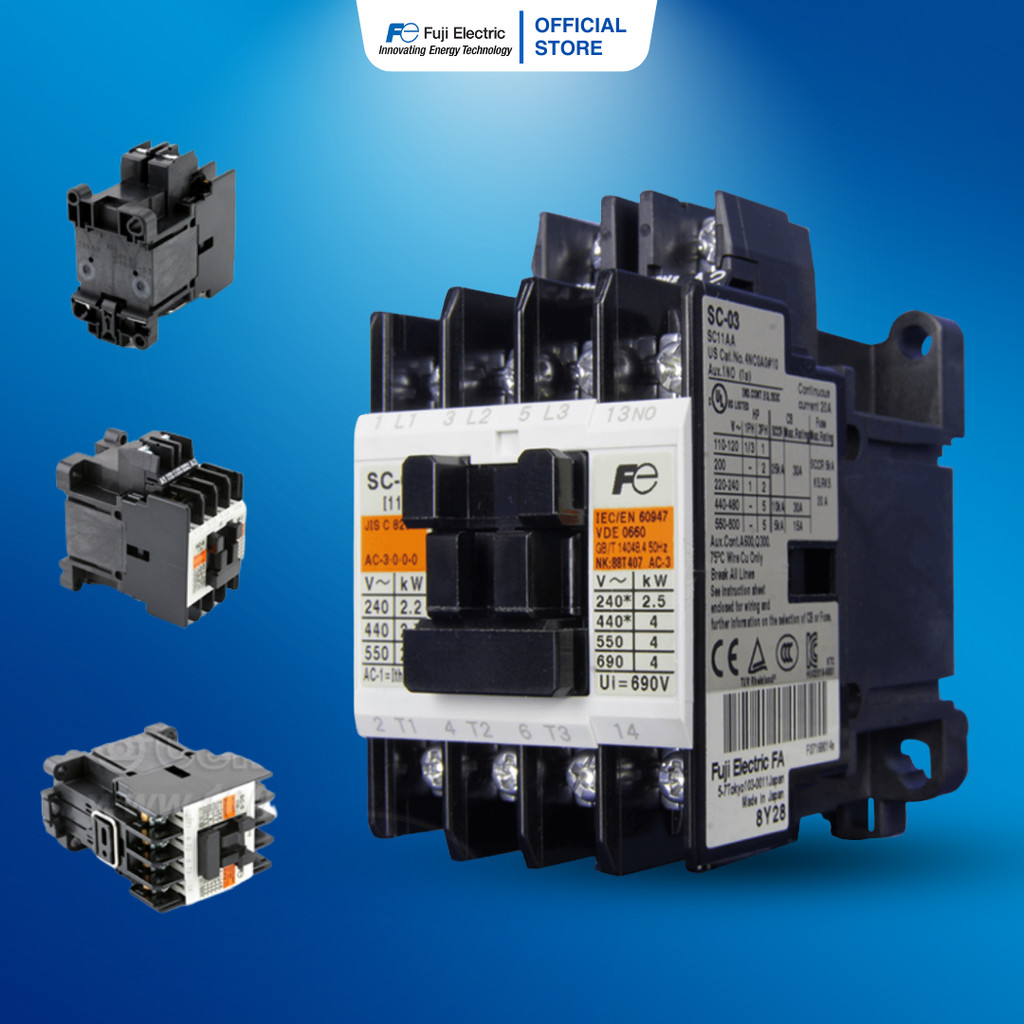Khởi Động Từ Contactor FUJI SC-5-1 AC220V 1A1B Dùng Cho Tủ Điện, Máy ...