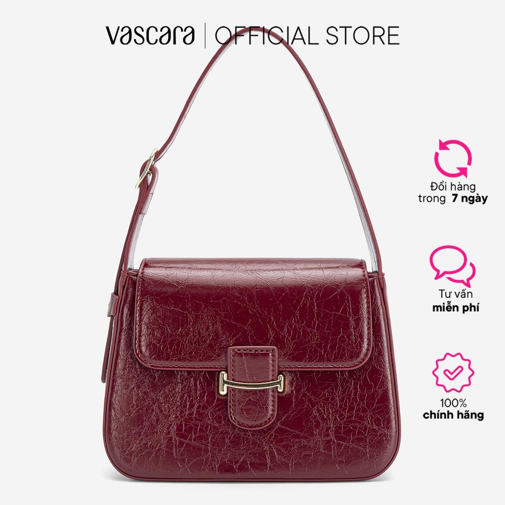 Vascara Túi Xách Tay Nhấn Khóa Cổ Điển - SHO 0291 | Shopee Việt Nam