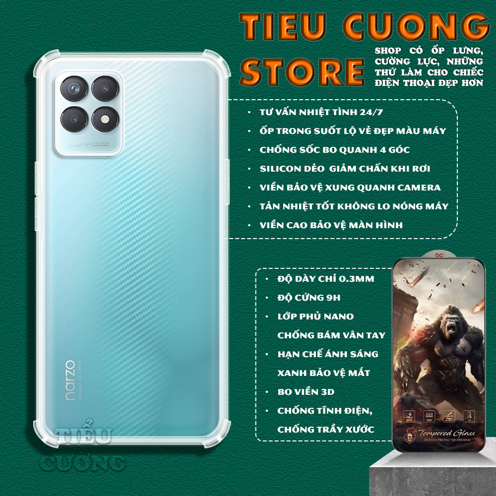 Ốp lưng dành cho REALME NARZO 50/NARZO 50I/NOTE 60/ NOTE 50 Silicon ...