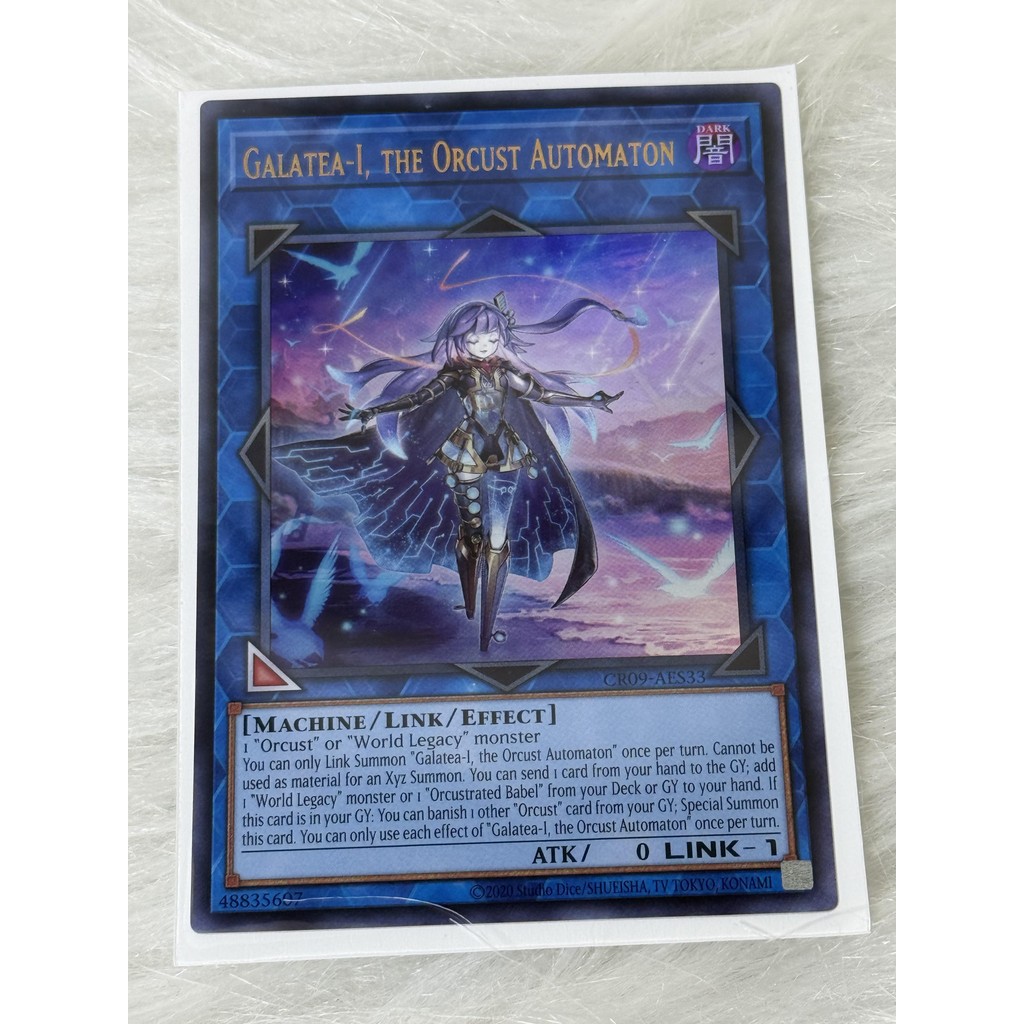 Thẻ bài Yugioh! Tiếng Anh chính hãng: Galatea-I, the Orcust Automaton ...