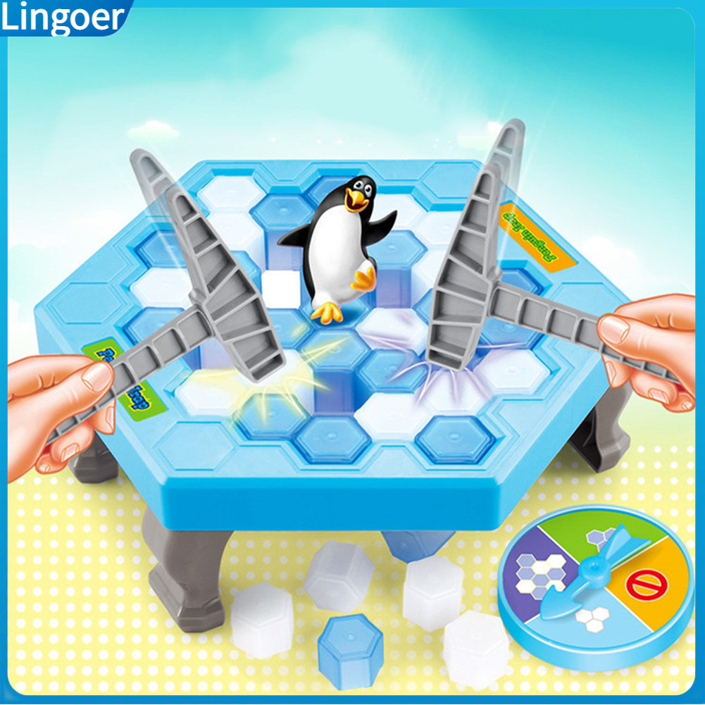 Lingoer Save Penguin Ice Block Breaker Trap Đồ chơi vui nhộn Cha mẹ Trẻ ...