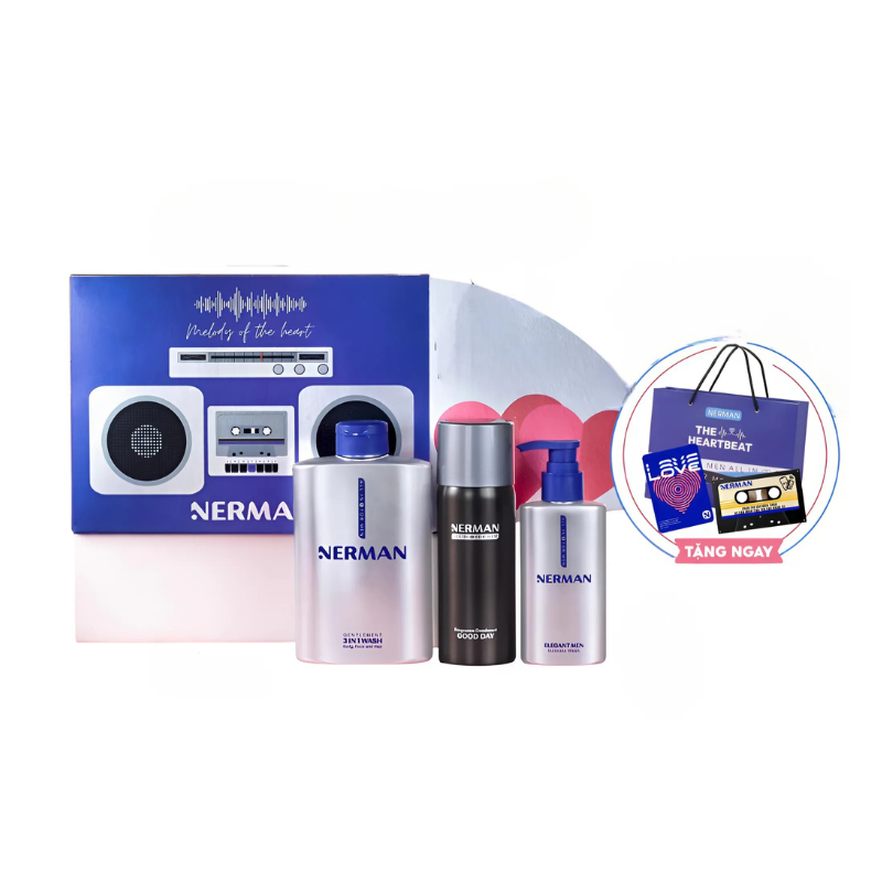 Sữa Tắm 3 In 1 350g, Dung Dịch Vệ Sinh 100ml, Xịt Khử Mùi 100ml Nerman ...