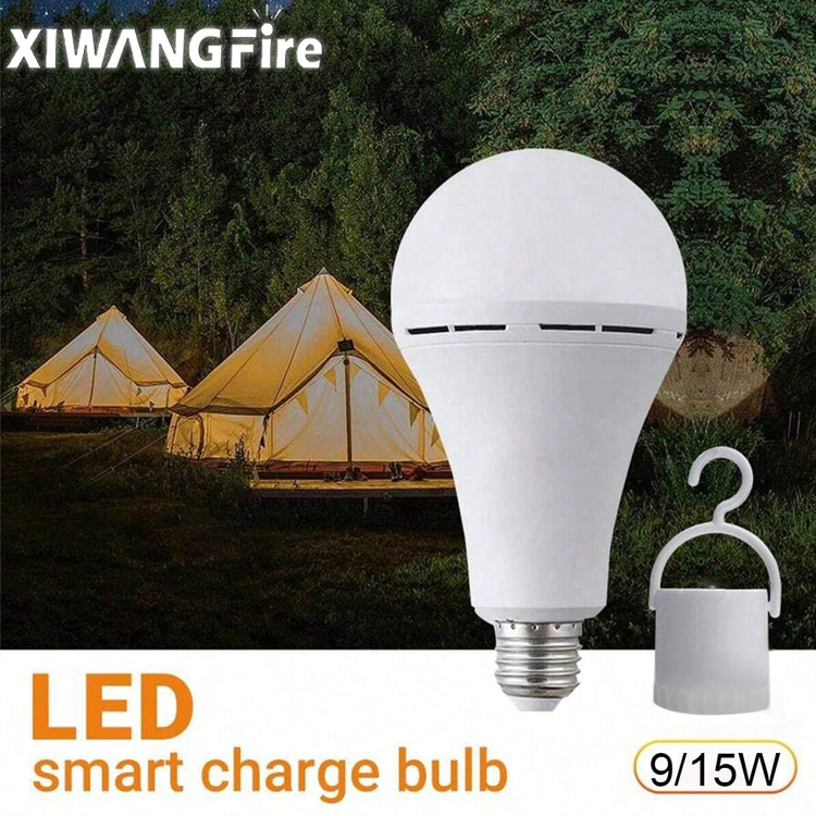 Xiwangfire Bóng đèn LED E27 có thể sạc lại 9 / 15W 1200mAH Bóng đèn khẩn cấp cho đèn Công trình ...