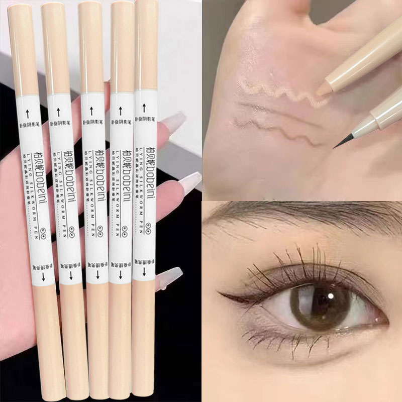 Bernie Double-Headed Lying Silkworm Pen Phác thảo Shadow Pen Matte ...
