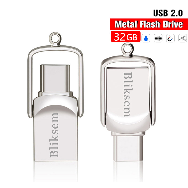 Ổ đĩa flash TYPE-C 2 trong 1 chính hãng Bliksem, ổ bút 32GB dung lượng ...