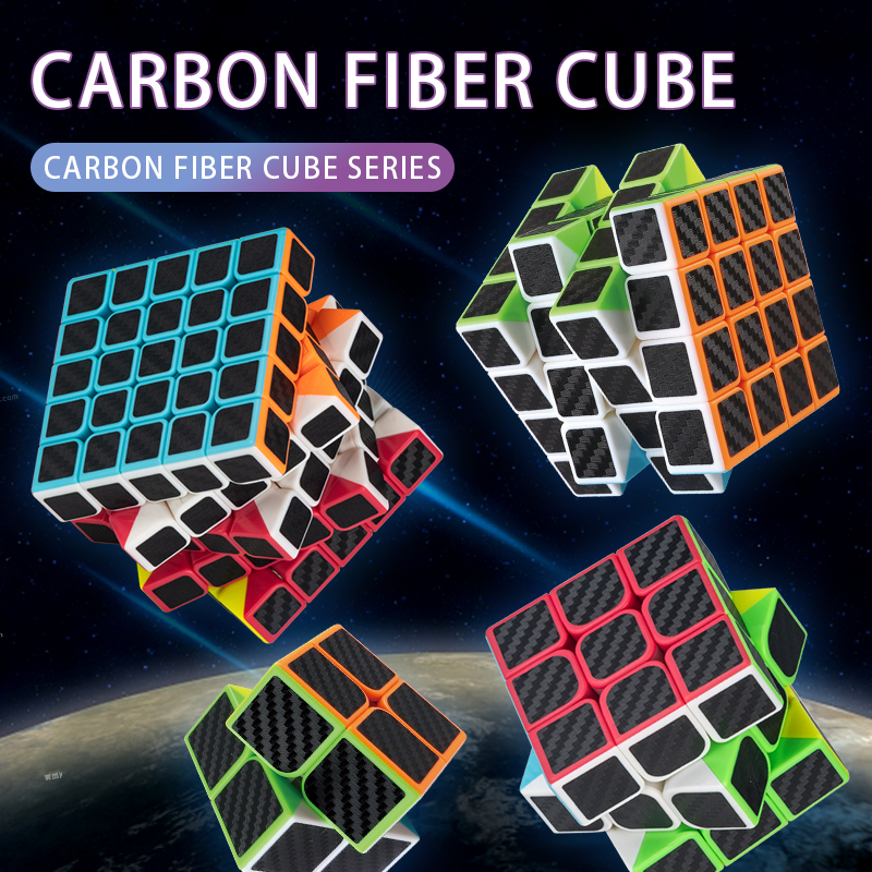 Pan New Carbon Fiber Two Three Four Five Rubik 's Cube 2345-Order Full ...