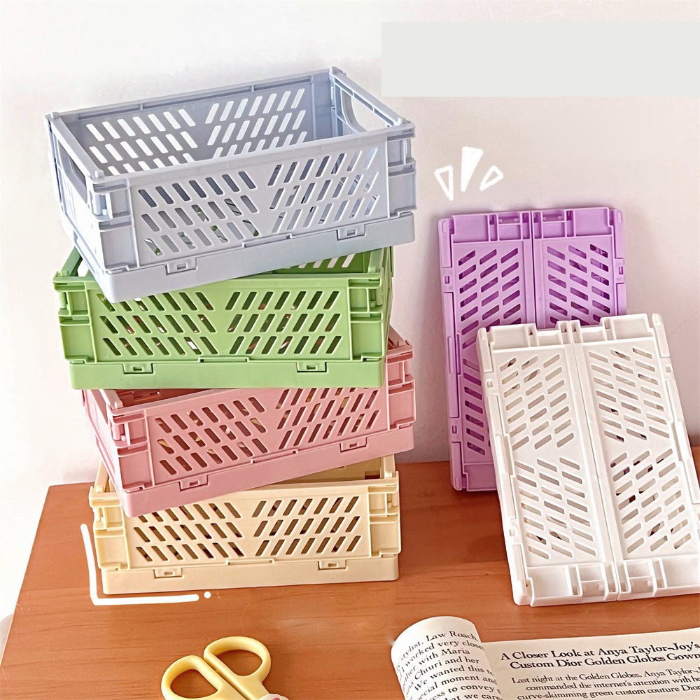 Mini Gấp Nhựa Hộp Bảo Quản Sinh Viên Để Bàn Phân Loại Băng Handnet Văn ...