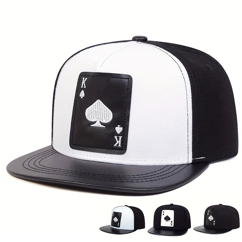 Unisex Poker Spades K Có Thể Điều Chỉnh Hip Hop Mũ Bóng Chày Xuân Thu ...