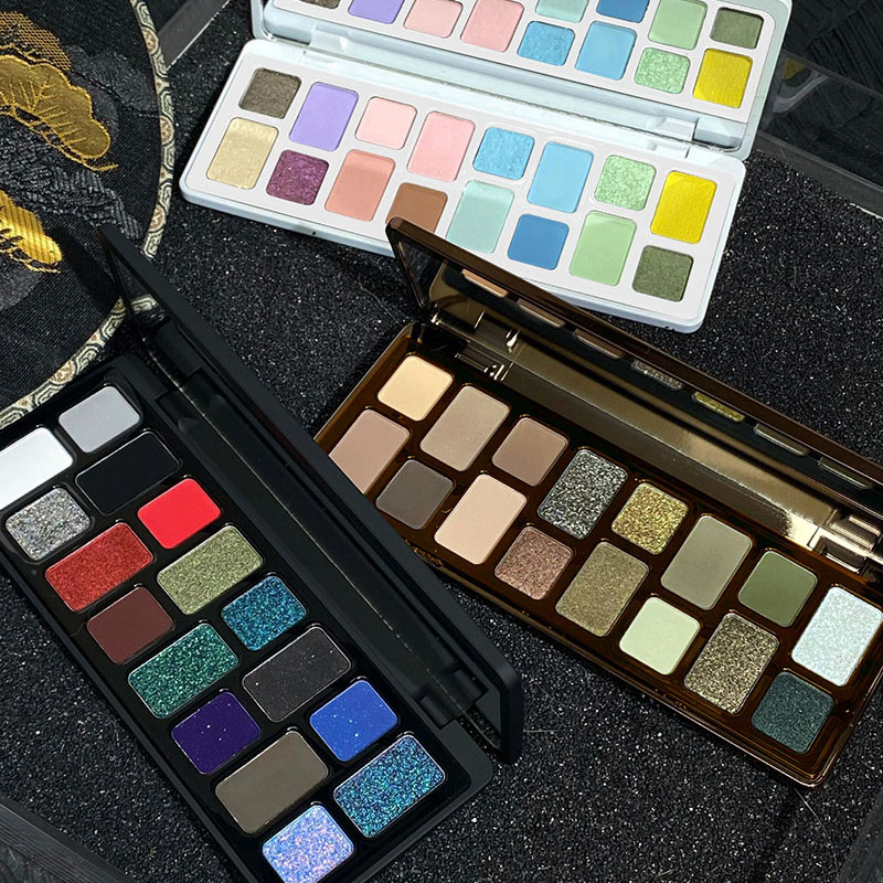 Bảng phấn mắt 16 màu Hiệu suất màu sắc tự nhiên Matte Pearlescent Earth ...
