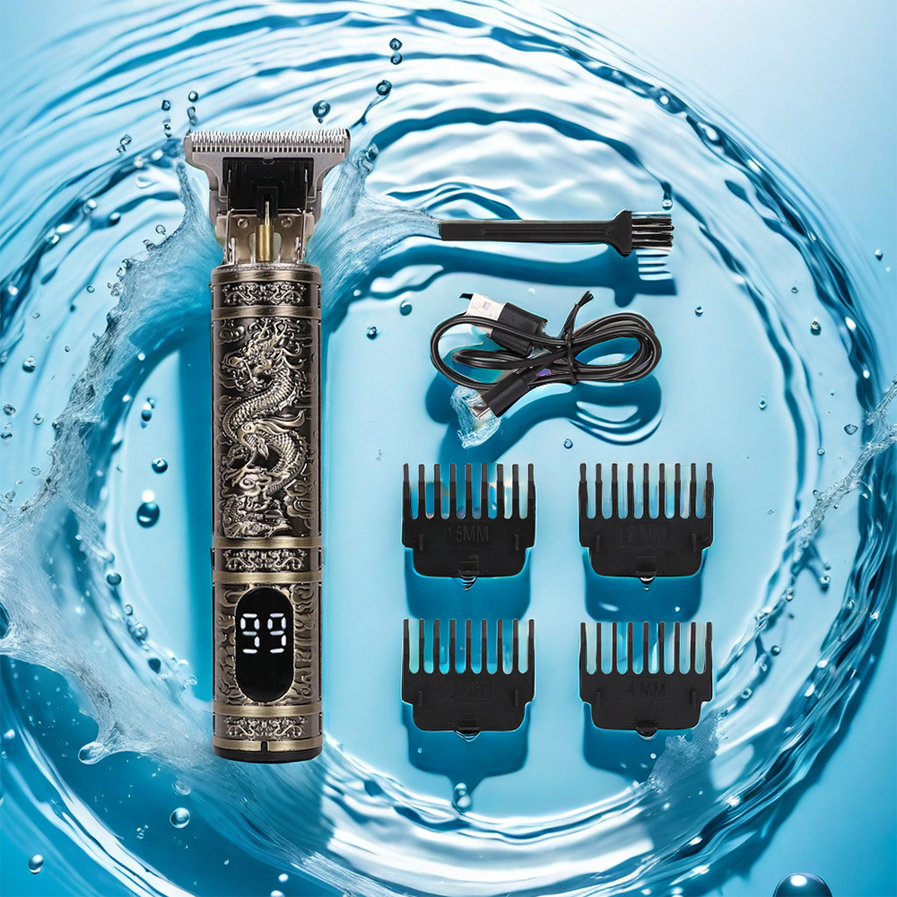 T9 Điện Máy Làm Tóc Bán Buôn Khắc Đánh Dấu Điện Đẩy Đầu Mịn Dầu Điện Đẩy Cắt Nhựa Màn Hình Kỹ ...