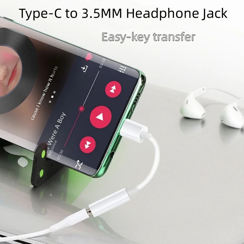 Bộ chuyển đổi giắc cắm tai nghe Type-C sang 3,5 mm Type-C sang 3,5 Chuyển đổi tai nghe điện ...