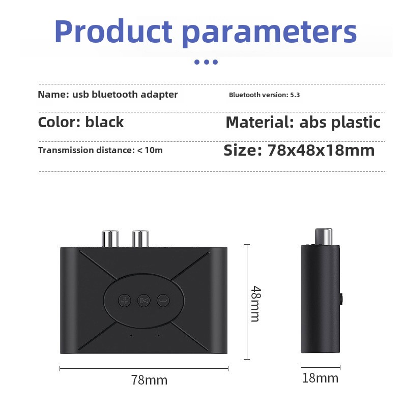 Bộ thu Bluetooth NFC 3.5mm AUX Jack A2DP HiFi Wireless Bluetooth 5.3 ...