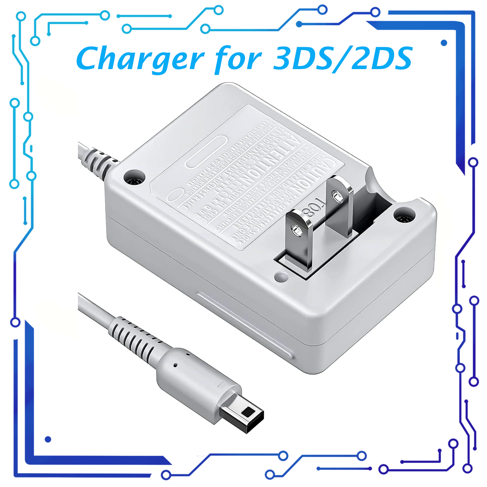 Bộ sạc 3DS Tương thích với Nintendo 3DS / DSi / DSi XL / 2DS / 2DS XL ...
