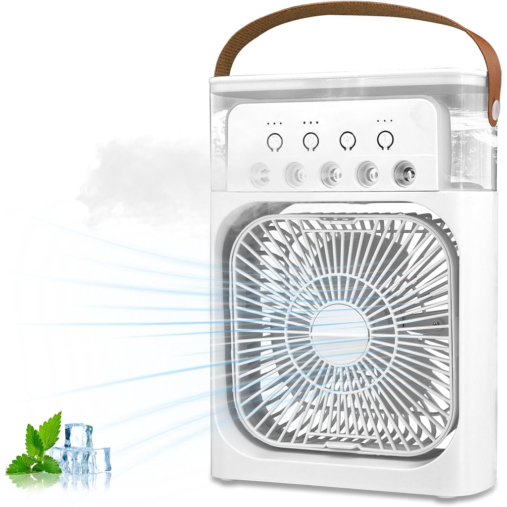 Quạt phun 5 lỗ Máy tạo độ ẩm USB Máy điều hòa làm mát, Mini Portable ...