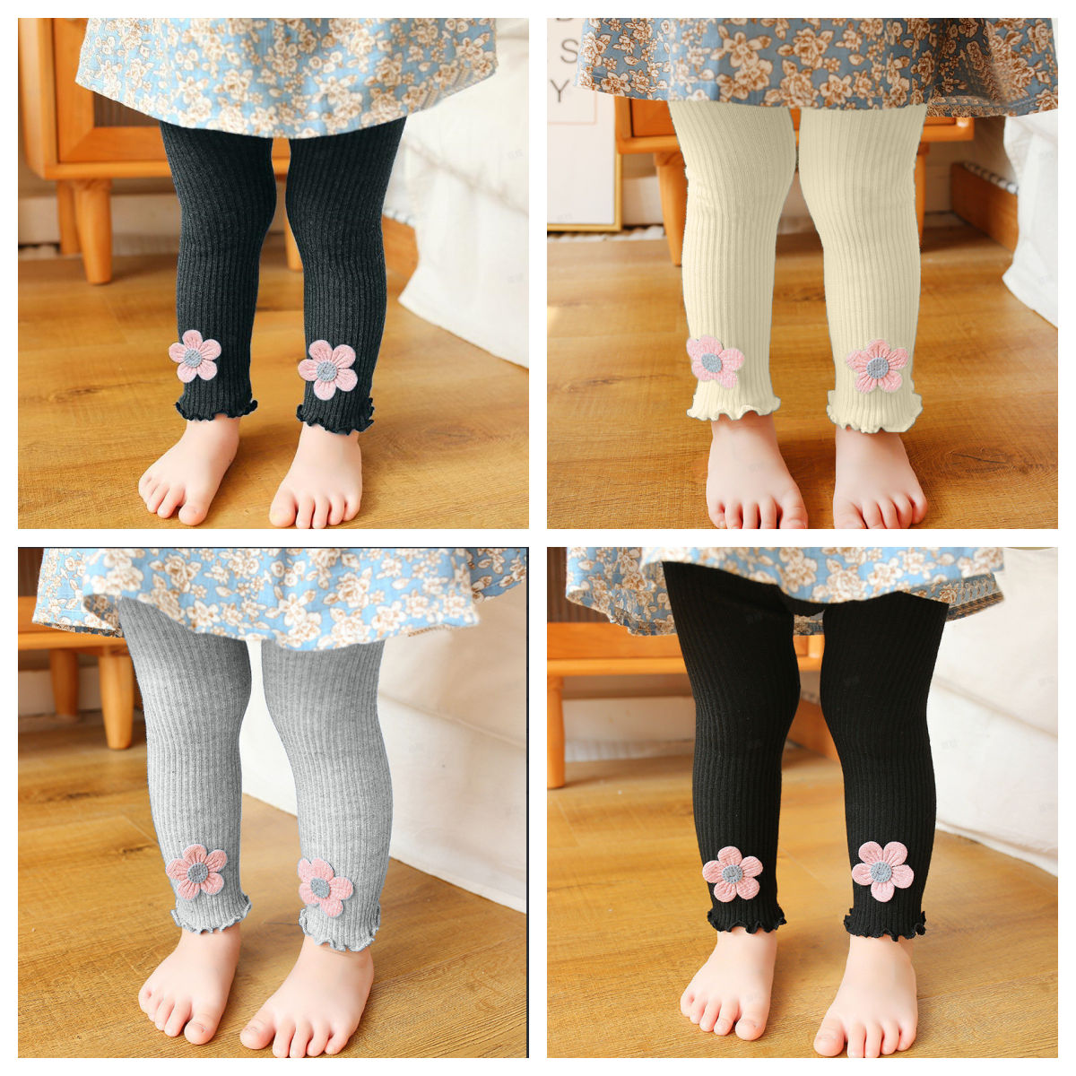 Quần legging hoa dễ thương cho bé từ 6 tháng đến 3 tuổi: Trang phục ...