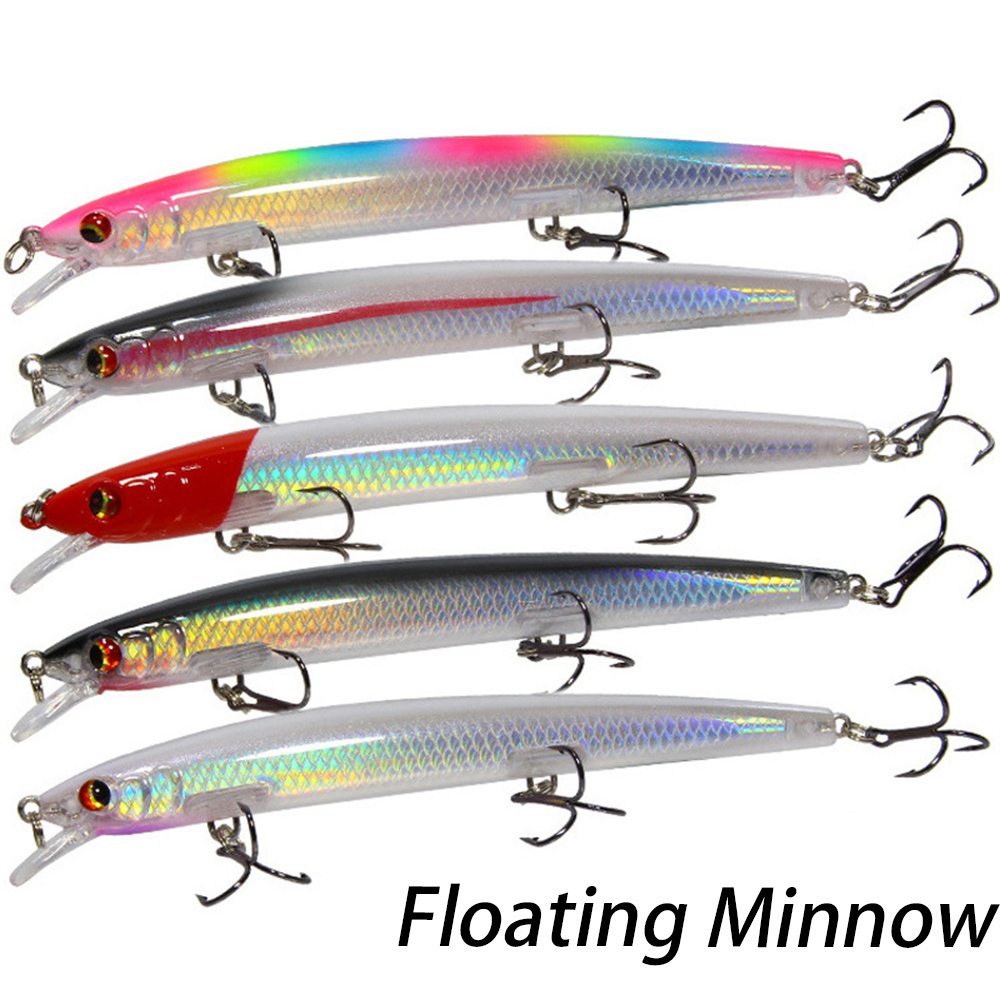 1 CHIẾC Minnow Mồi Câu Cá Nhân Tạo Mồi Cứng Bionic 3D Mắt Nổi Wobbler ...