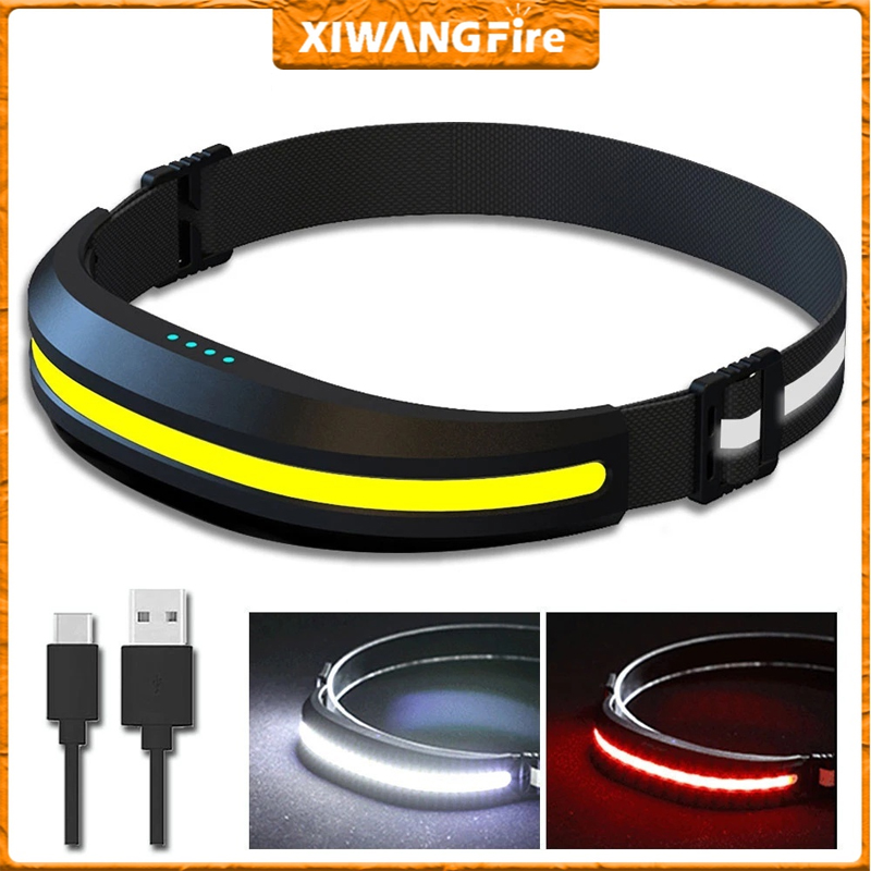 Xiwangfire Mạnh Mẽ Di Động COB Đèn Pha USB Sạc Đỏ Trắng Đèn Làm Việc Cắm Trại Ngoài Trời Câu Cá ...