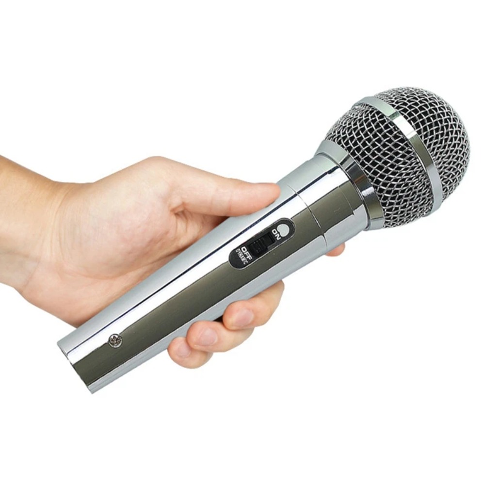 Mic ngưng tụ chuyên nghiệp Micrô cầm tay bạc Micro có dây KTV Hiệu suất ...