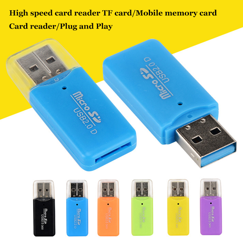 Mini USB 2.0 Micro SD TF T Flash Card USB 2.0 Cardrider Adapter Cho ...